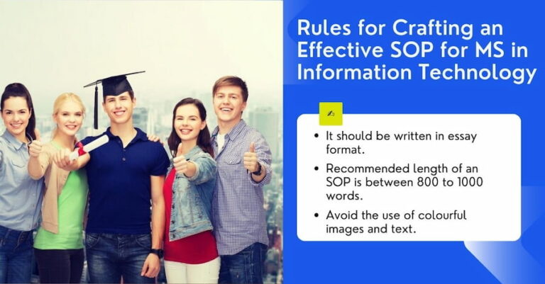 SOP for MS in Information Technology - No.1 Guide and Sample