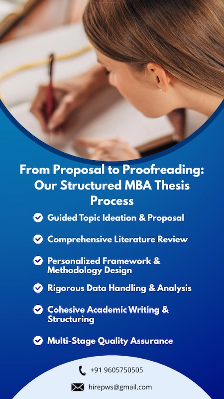 MBA Thesis Writing Services | On-Time & Plagiarism-Free Help