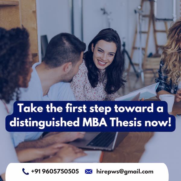 MBA Thesis Writing Services | On-Time & Plagiarism-Free Help