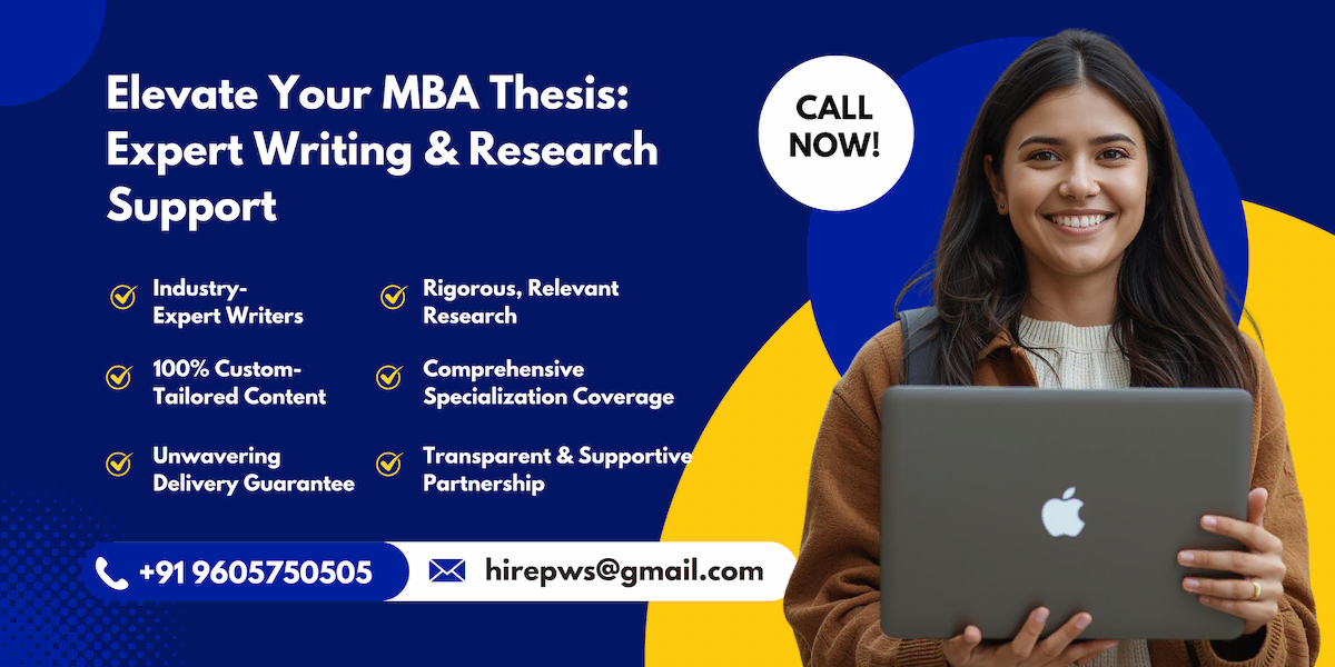 MBA Thesis Writing Services | On-Time & Plagiarism-Free Help